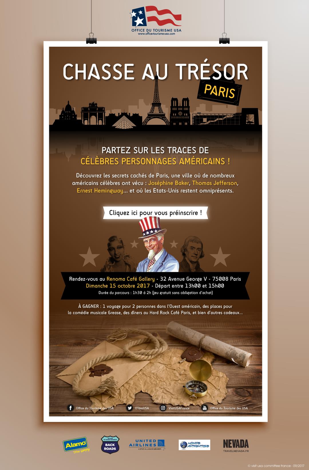 Chasse au trésor avec l'Office du Tourisme des Etats-Unis - Monde ...